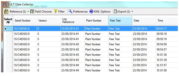 Data Collector – Radiodetection Support