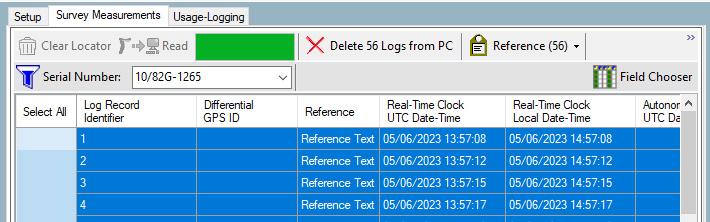 Survey Measurements – Radiodetection Support