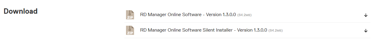 Installing RD Manager Online – Radiodetection Support