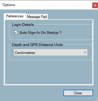 Tools 'dropdown' menu – Radiodetection Support