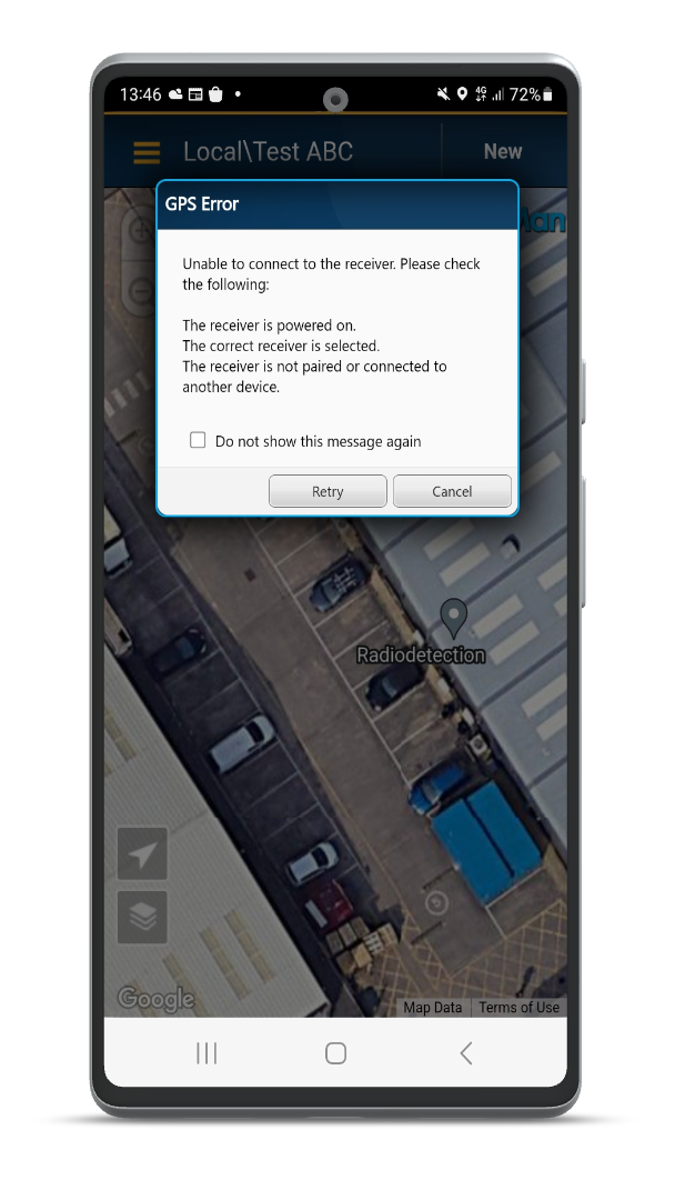 PointMan is unable to connect to the receiver – Radiodetection Support