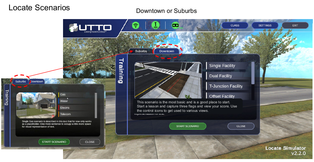 Home Screen + Status Indicators – Radiodetection Support