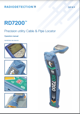 RD7200 Operation Manual – Radiodetection Support