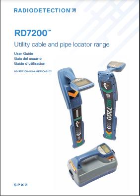 RD7200 User Guide – Radiodetection Support
